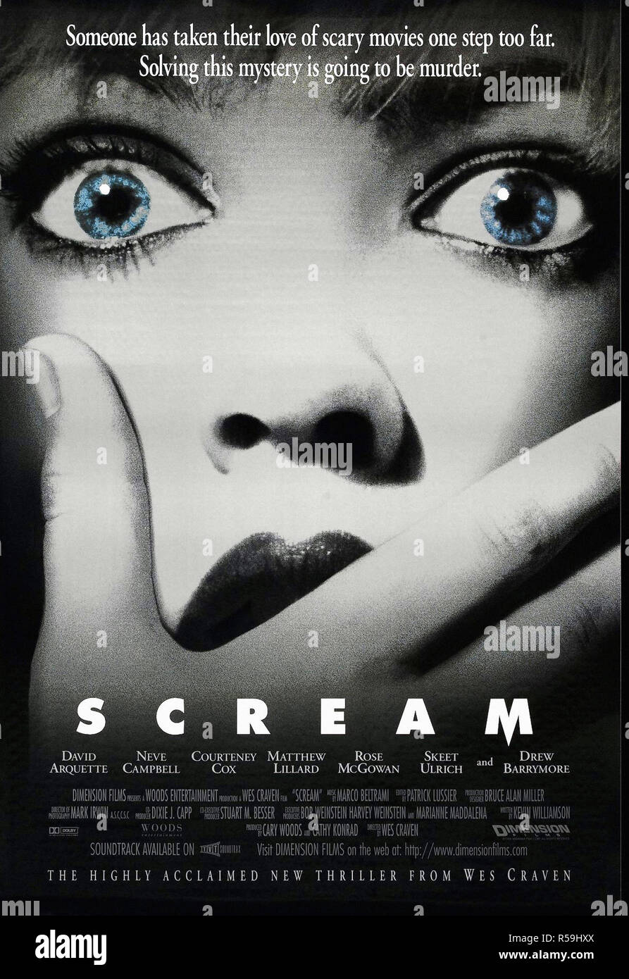 Affiche film scream Banque de photographies et d’images à haute ...