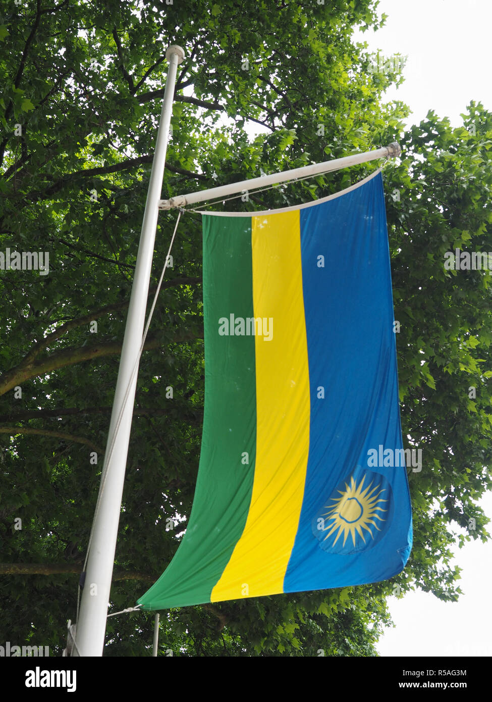 Drapeau national rwandais Banque de photographies et d’images à haute ...