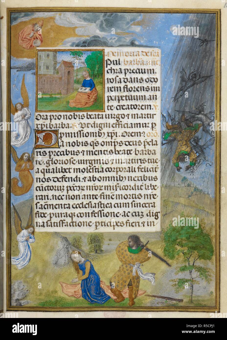 Beheading of st barbara Banque de photographies et d’images à haute ...