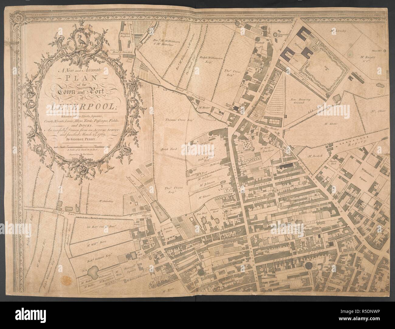 Cartes du 18ème siècle liverpool Banque de photographies et d’images à ...