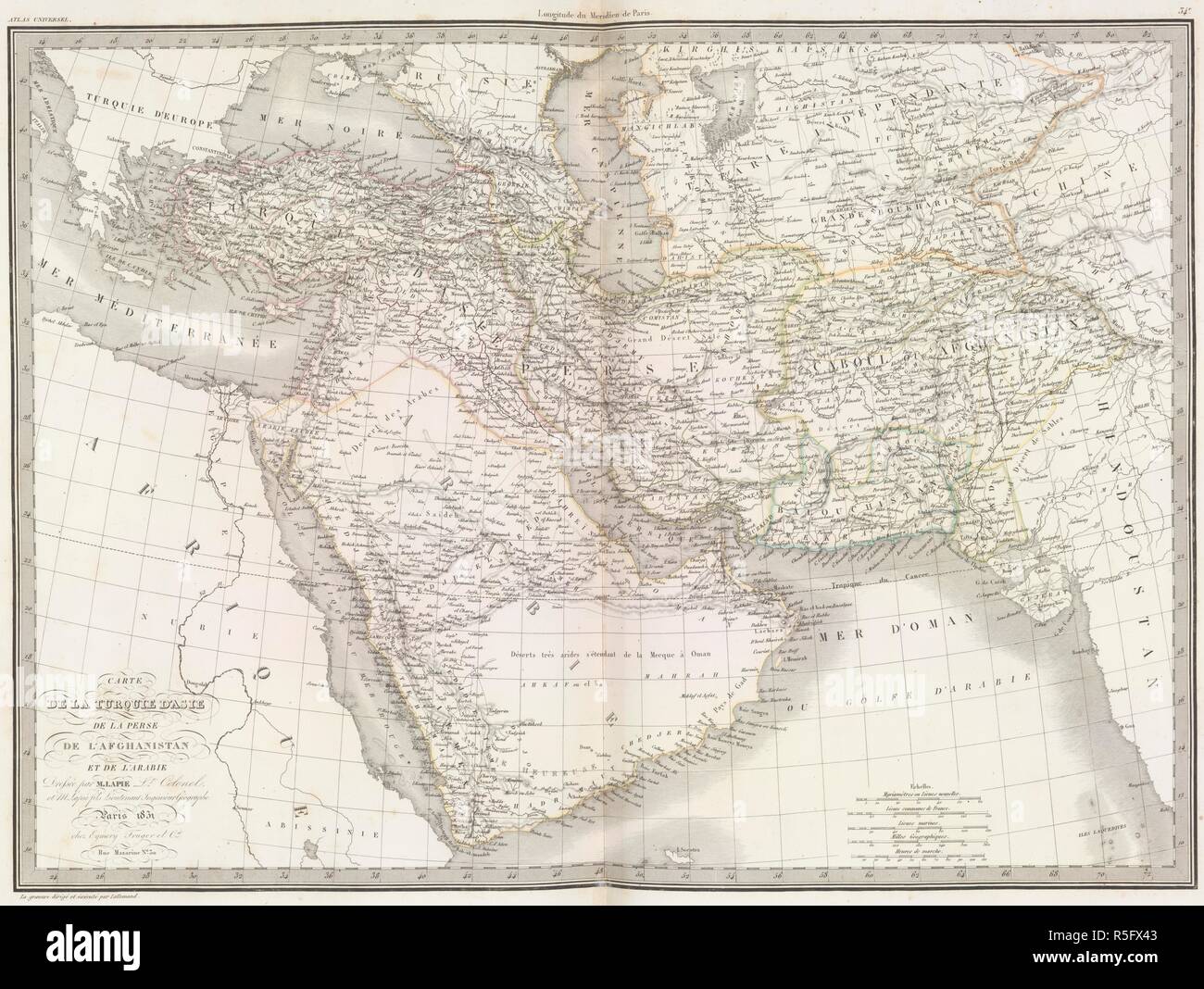 L'Asie et le Moyen-Orient. Atlas universel de GÃ©ographie ancienne et ...