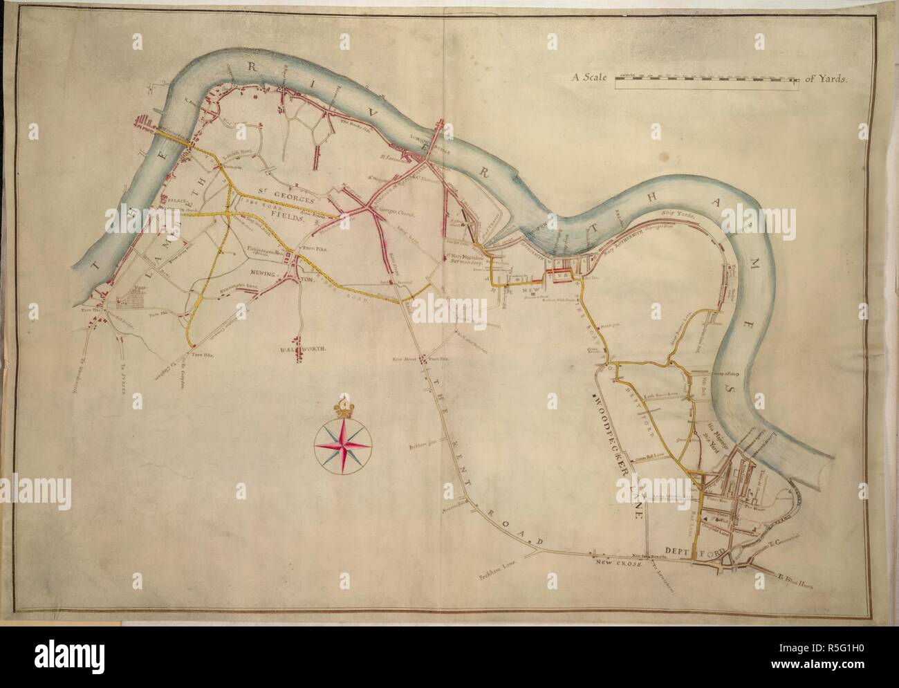 Europe map 1740 Banque de photographies et d’images à haute résolution ...