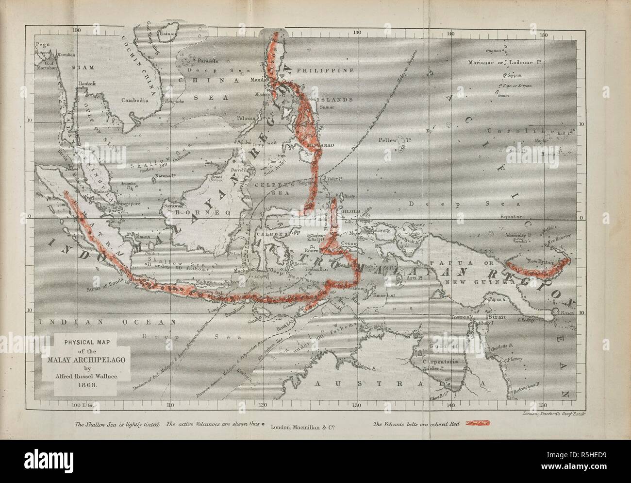 1890 map of asia Banque de photographies et d’images à haute résolution ...