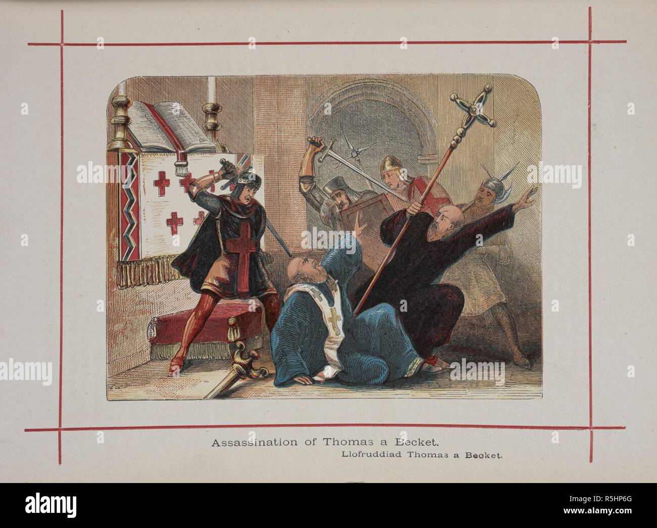 Assassination thomas becket Banque de photographies et d’images à haute ...