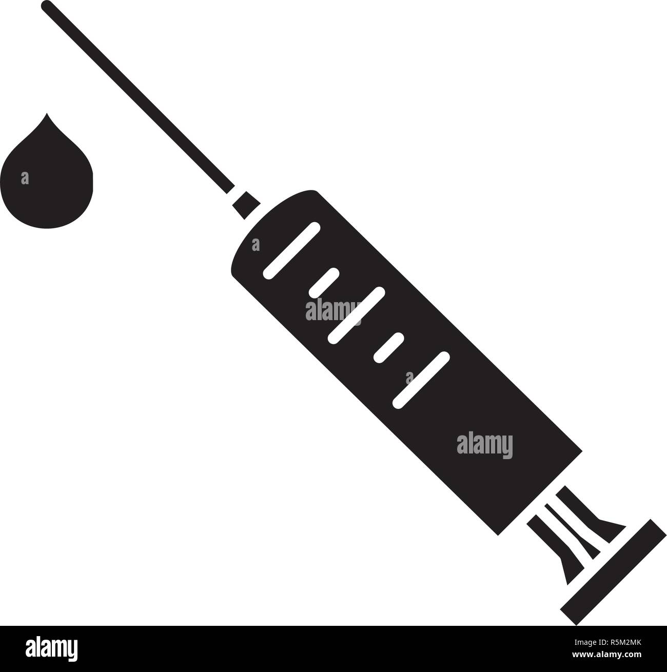 Femme recevant une injection Banque d'images vectorielles - Alamy