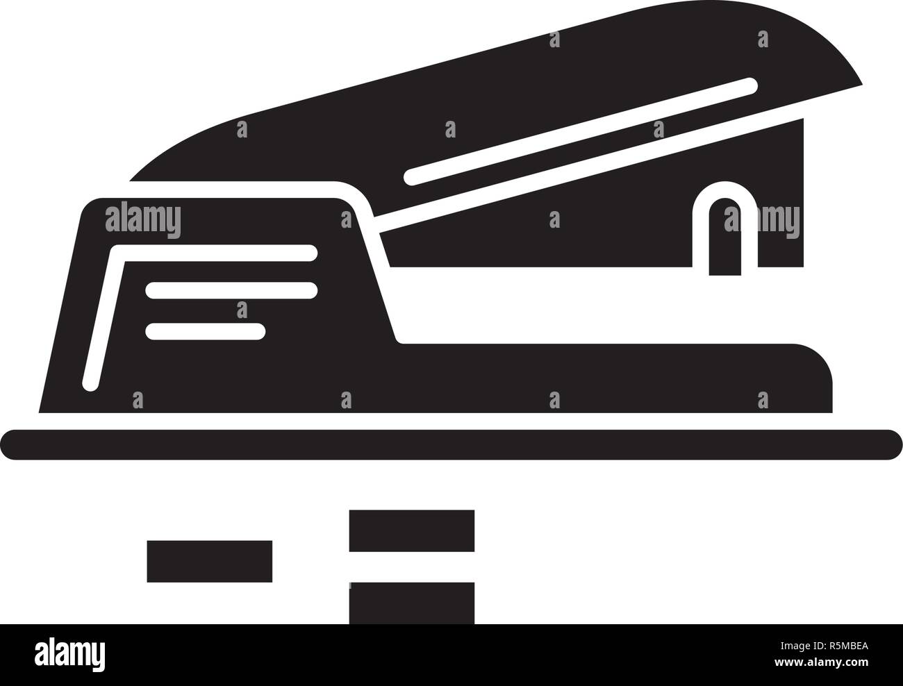L'icône noire de perforation, vector signe sur fond isolé. Symbole de ...
