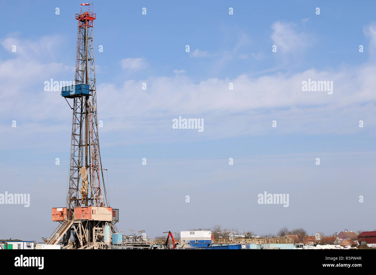 Champ d'extraction de gaz Banque de photographies et d’images à haute ...