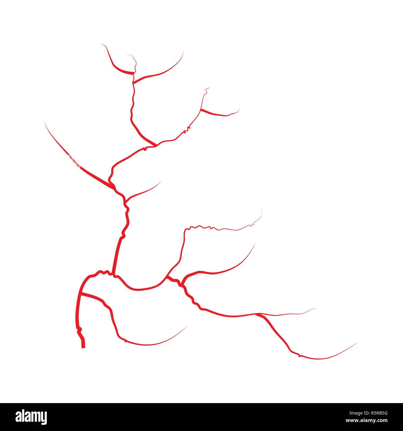 Eye veins Banque de photographies et d’images à haute résolution - Alamy