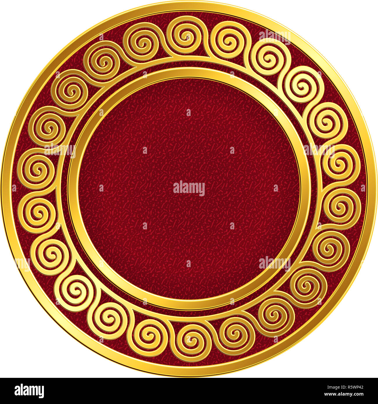 Cadre rond doré Banque de photographies et d’images à haute résolution ...