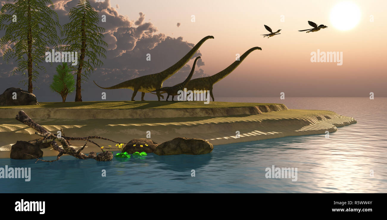 Mamenchisaurus hochuanensis Banque de photographies et d’images à haute ...