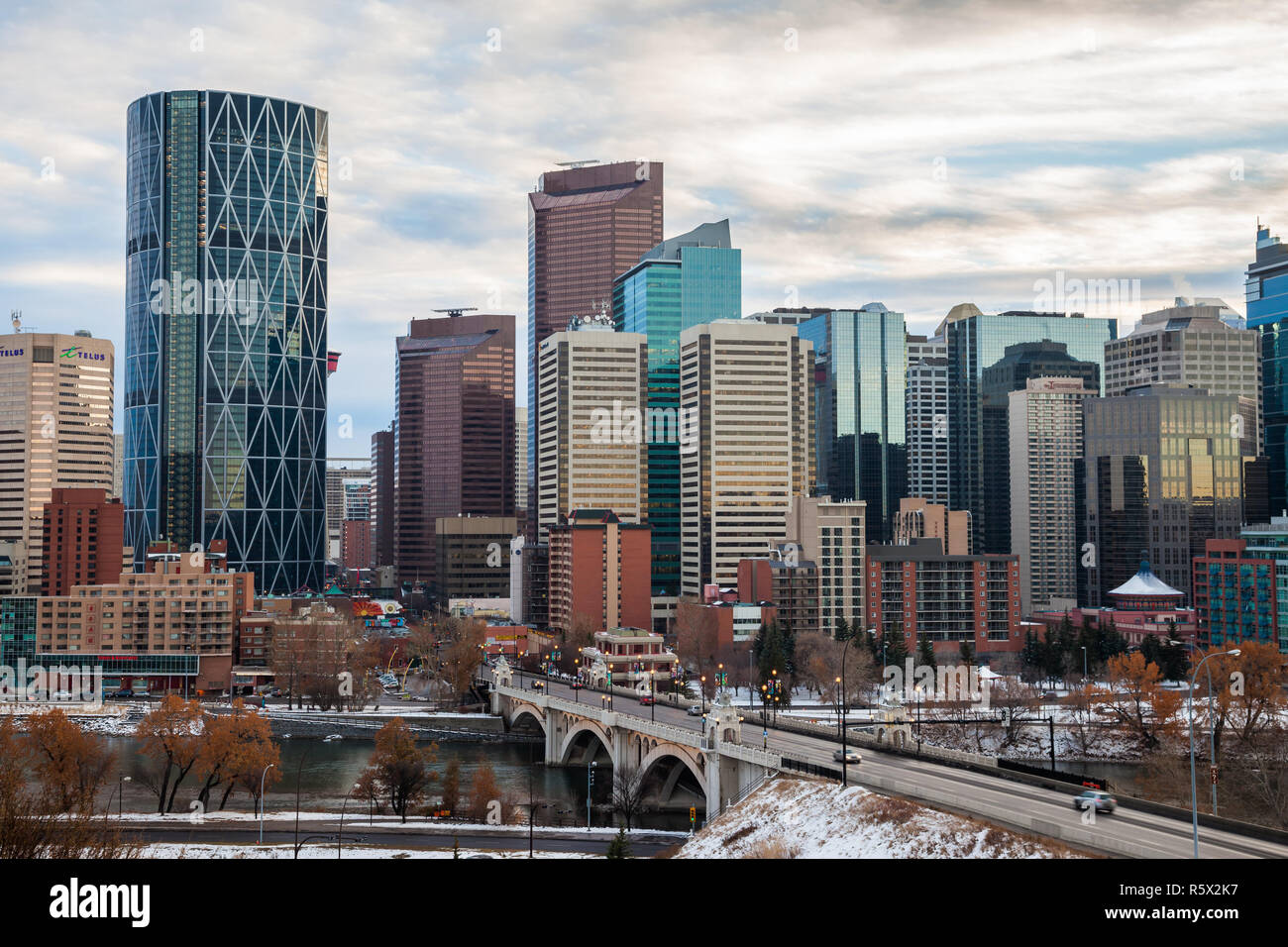 Gratte ciel de calgary canada alberta highrise Banque de photographies ...