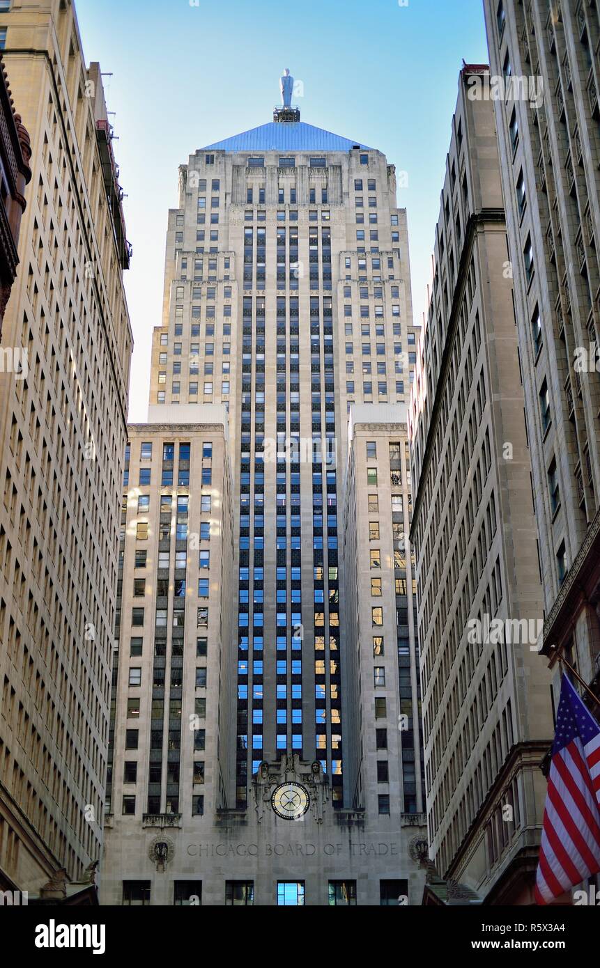 Quartier financier de chicagos Banque de photographies et d’images à ...