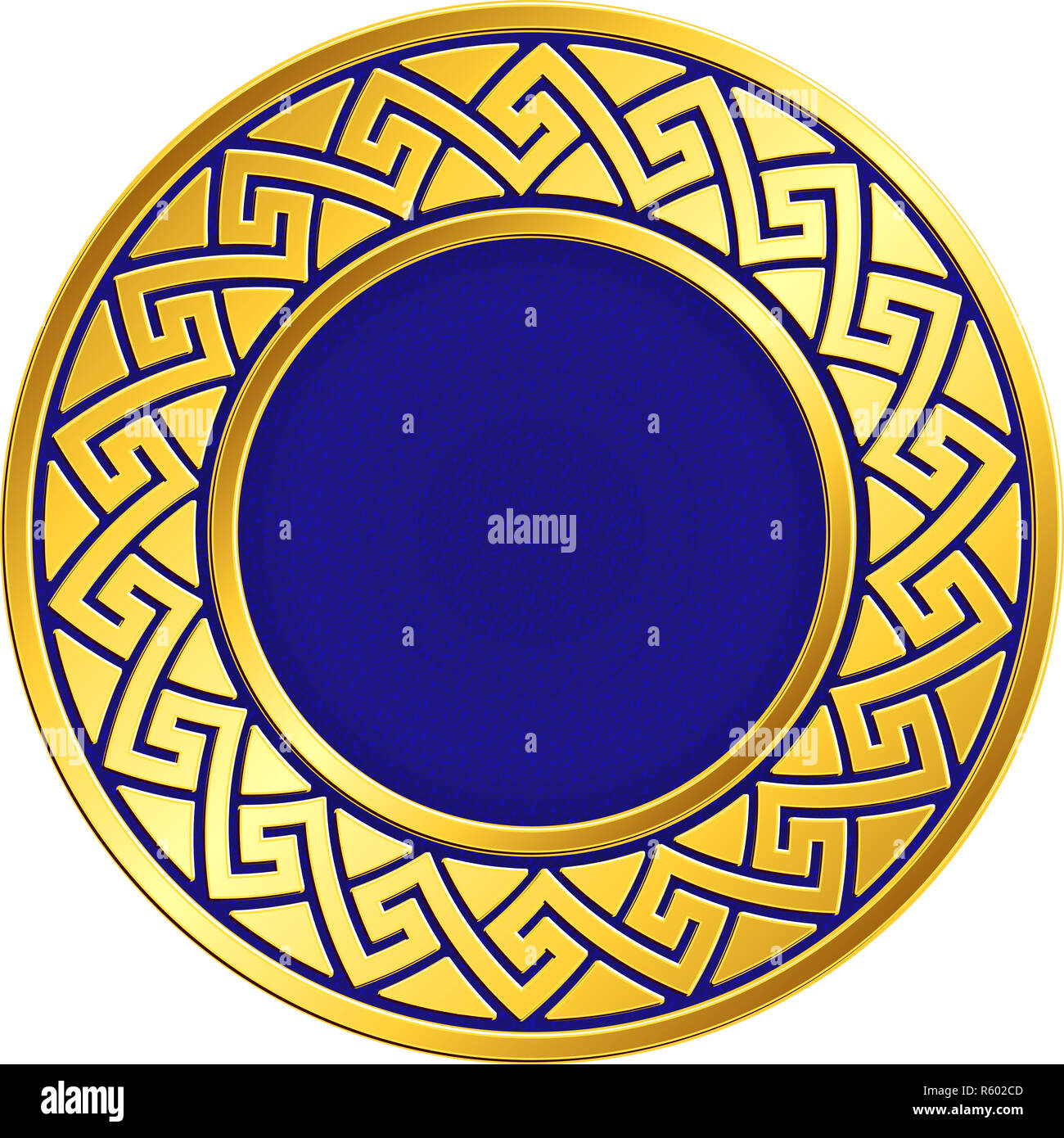 Cadre rond doré Banque de photographies et d’images à haute résolution ...