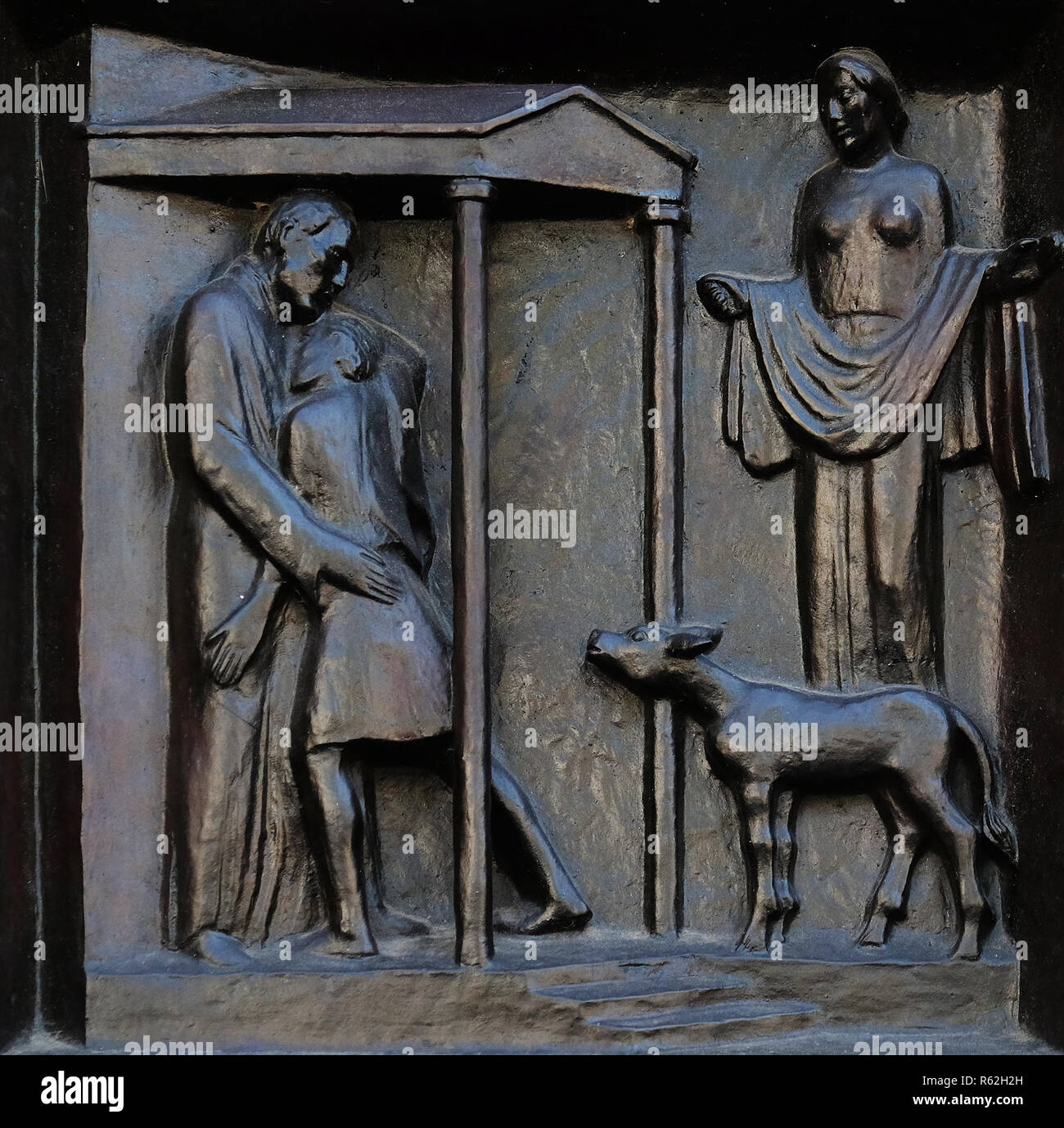 Dieu le Père - La parabole du fils prodigue, de secours sur la porte de ...