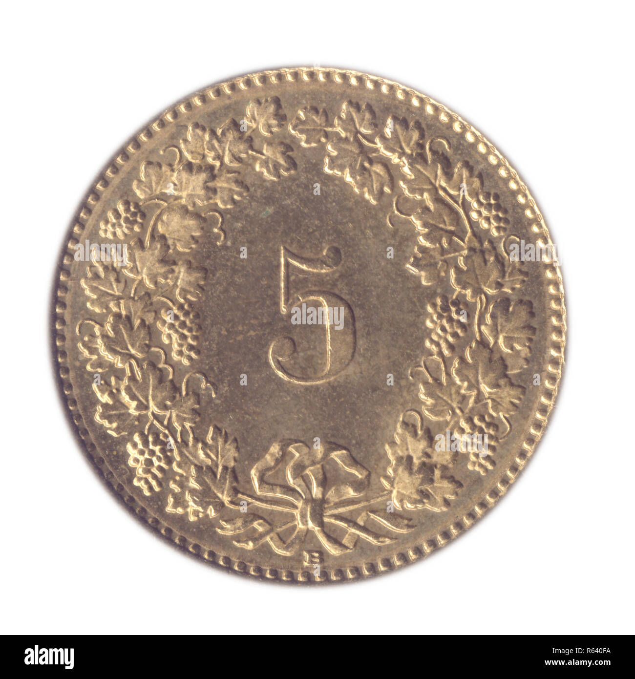 Switzerland swiss franc five money Banque de photographies et d’images ...