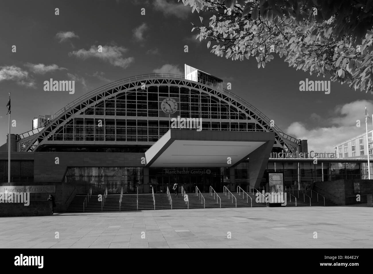 Convention center station Banque d'images noir et blanc - Alamy