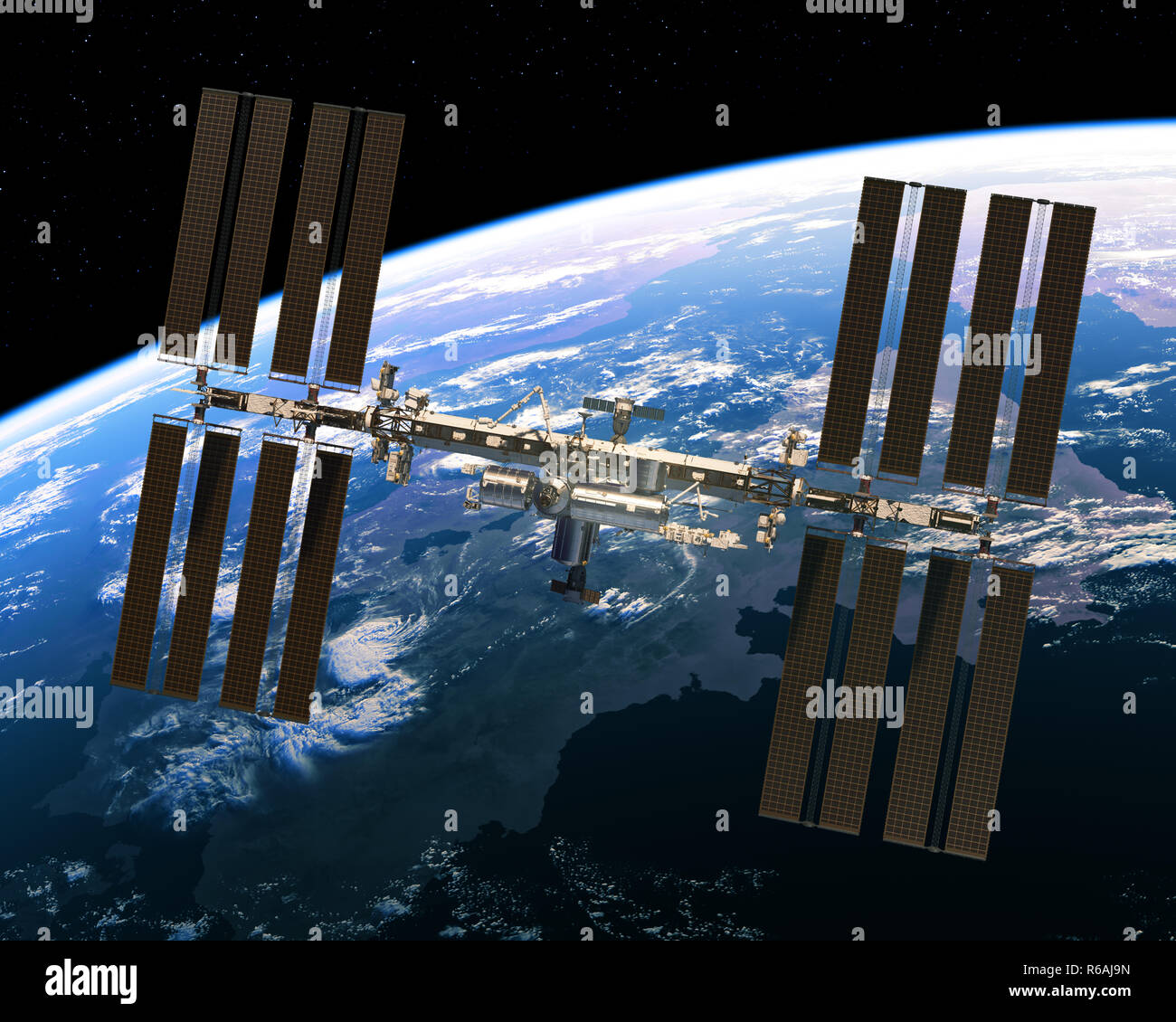 Station spatiale internationale Banque de photographies et d’images à ...