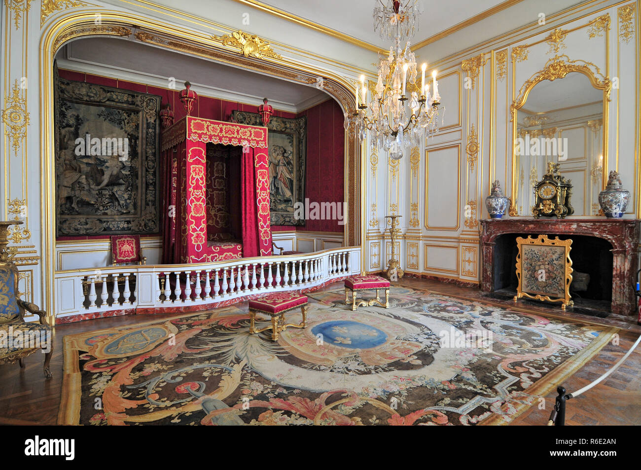 Intérieur du Château de Chambord Château Royal français médiéval de ...