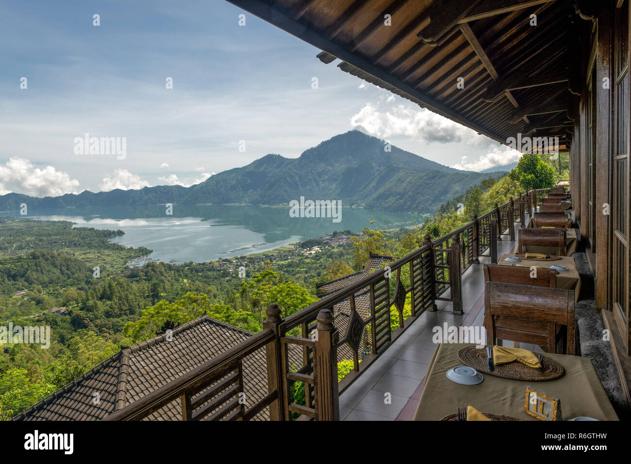 Volcan gunung batur et lac batur Banque de photographies et d’images à ...