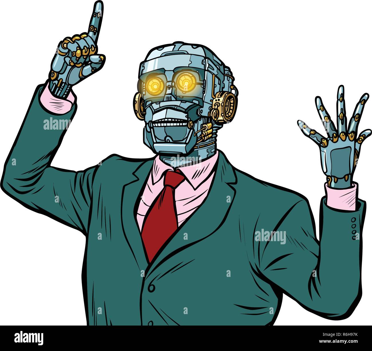 Robot teacher Banque de photographies et d’images à haute résolution ...