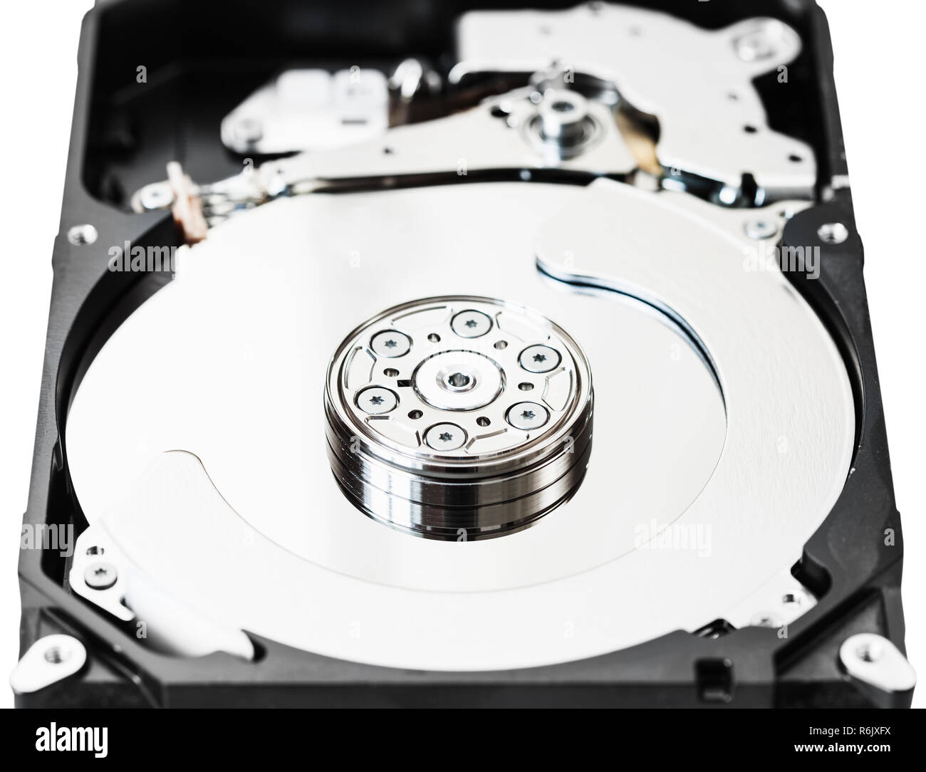 Inside disk drive motor Banque de photographies et d’images à haute ...