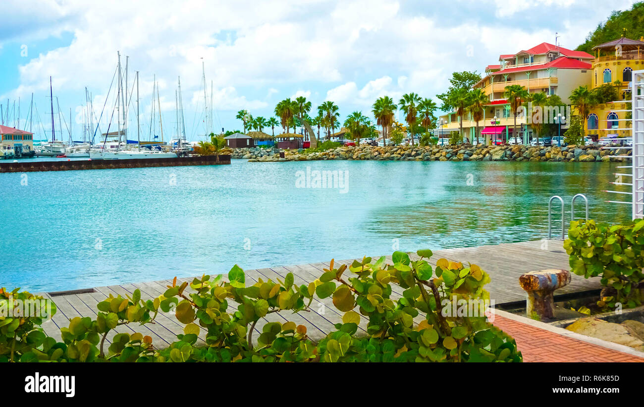 St martin marigot marina Banque de photographies et d’images à haute ...