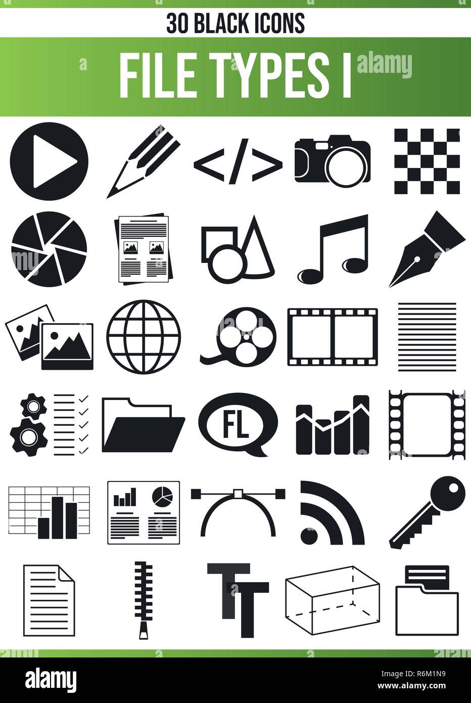 Pictogrammes taper Banque d'images vectorielles - Alamy