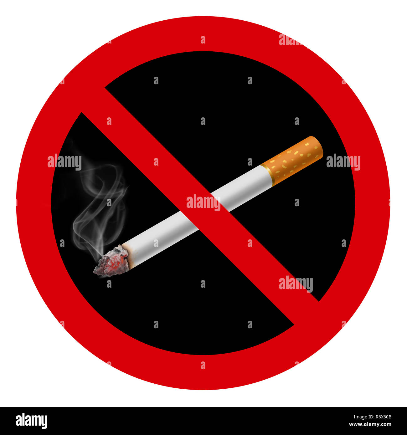 Symbols warning cigarette Banque de photographies et d’images à haute ...