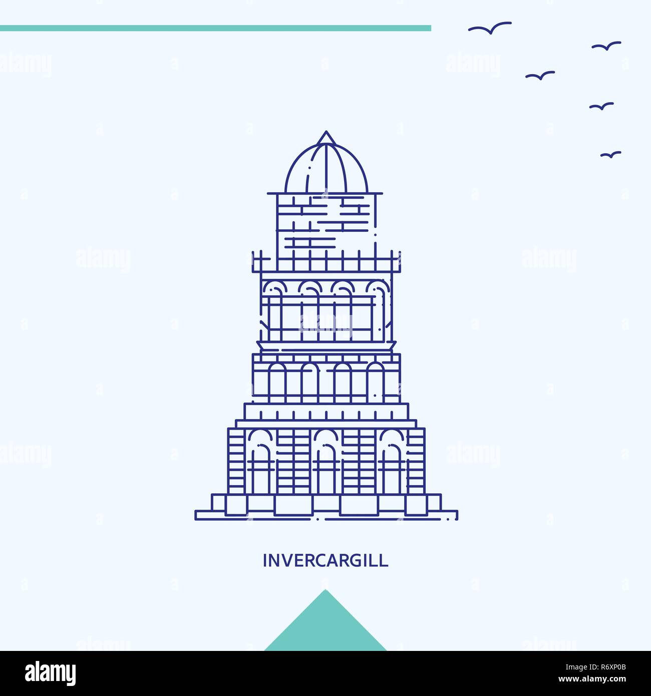 Invercargill new zealand Banque d'images vectorielles - Alamy