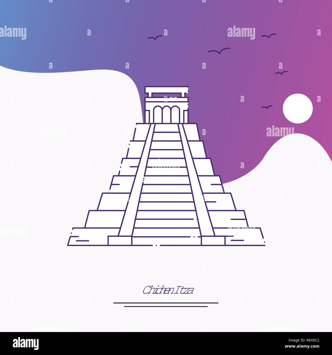Chichen itza maya Banque d'images vectorielles - Page 2 - Alamy
