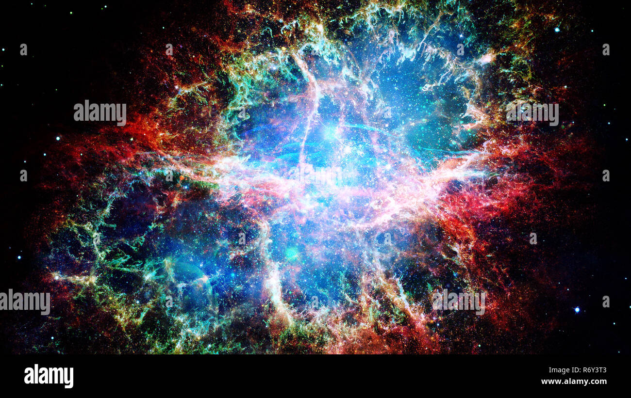 Image de la nébuleuse de l'espace lointain. Éléments de cette image ...