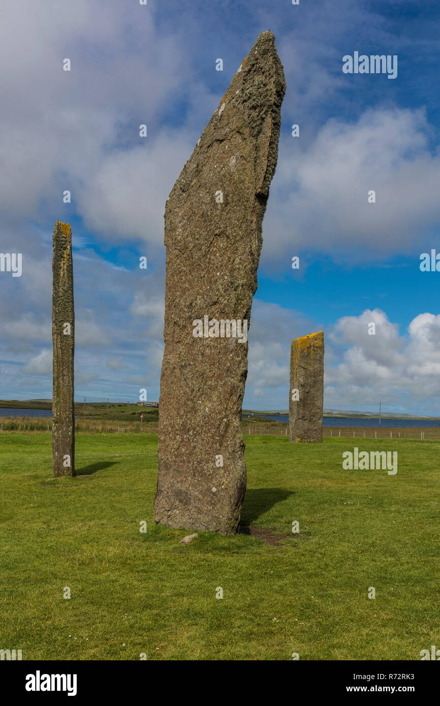 Standing stones of stennes Banque de photographies et d’images à haute ...