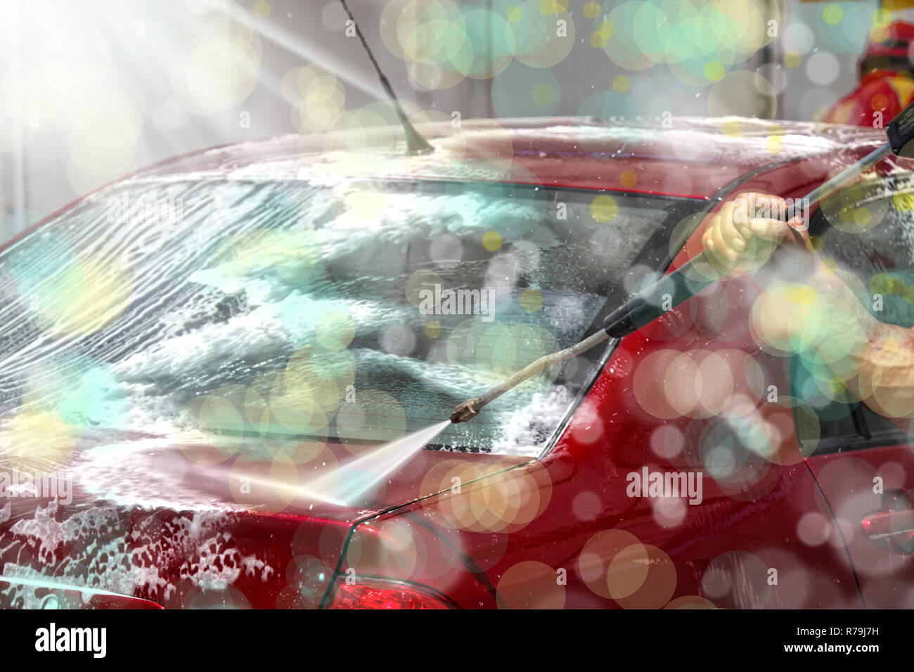 Vehicle wash facility Banque de photographies et d’images à haute ...