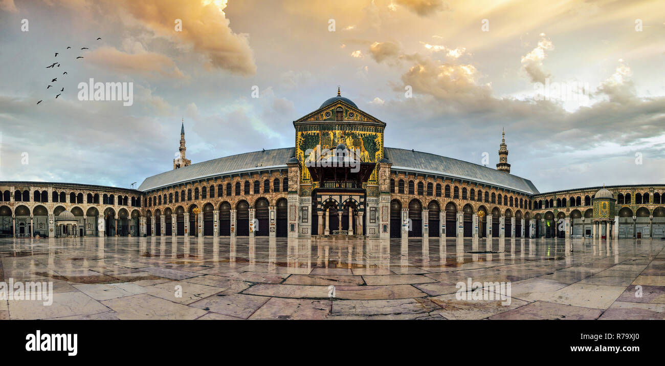 Toit de la grande mosquée des omeyyades Banque de photographies et d ...