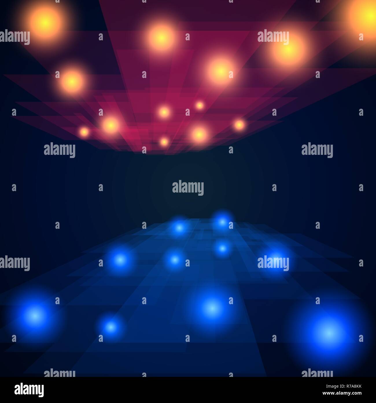 Horizon Rouge Lueur Banque Dimages Vectorielles Alamy