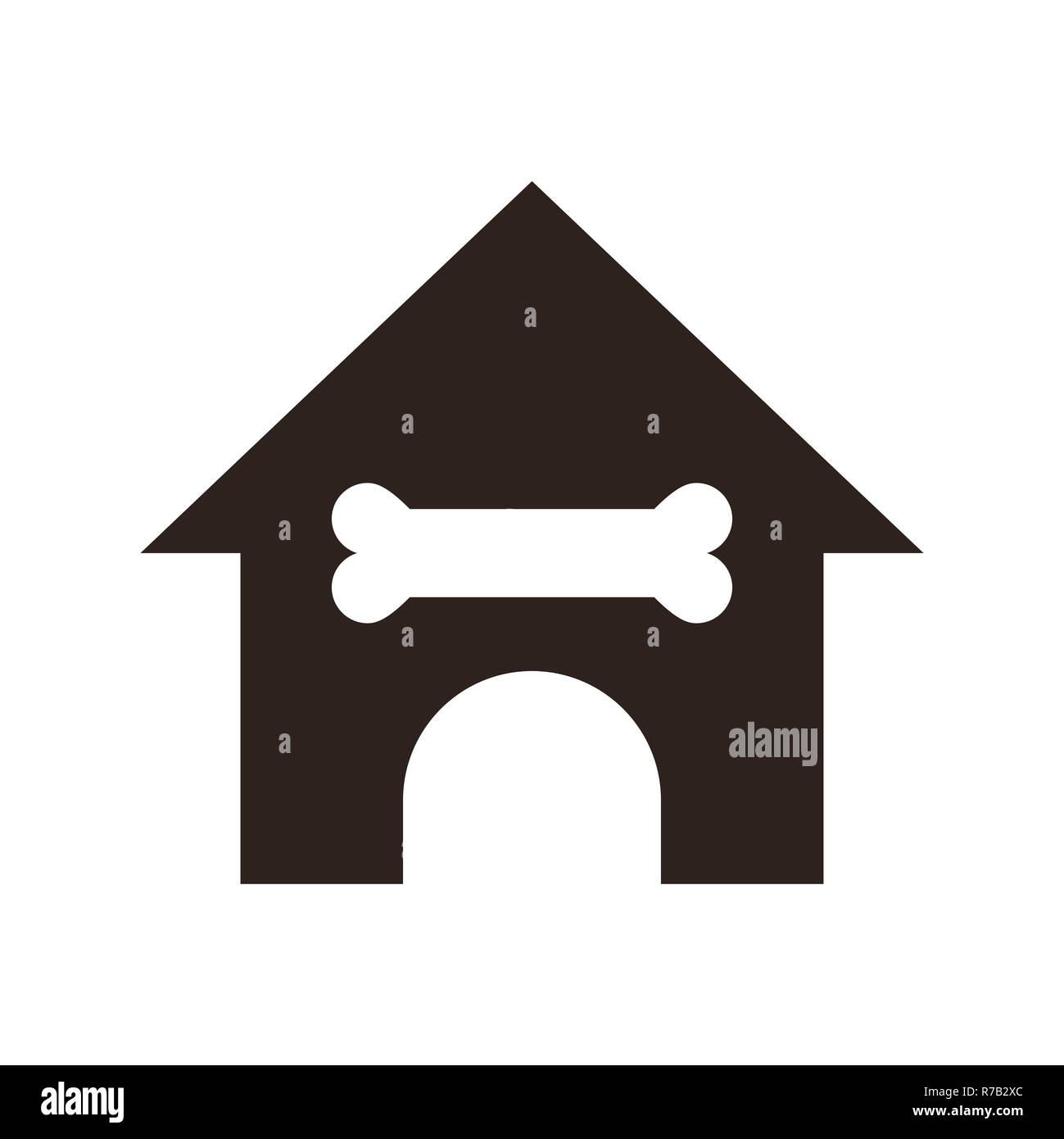 Le signe de la maison de chien Banque de photographies et d’images à ...