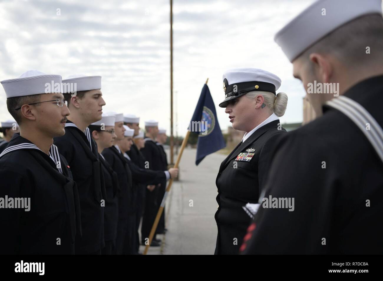 Inspection des uniformes bleus Banque de photographies et d’images à ...