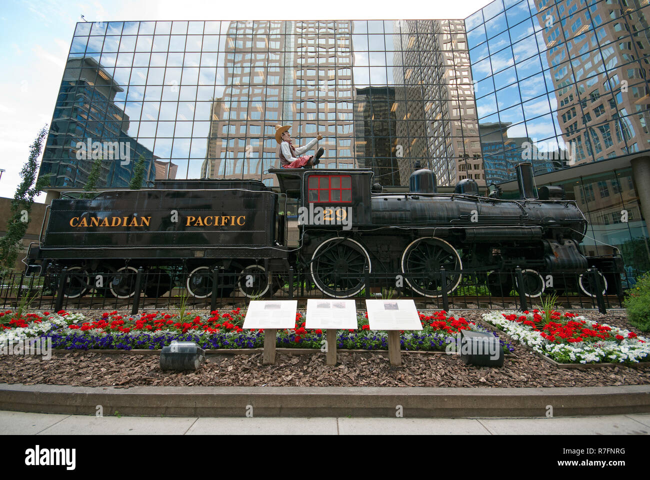 Historic canadian pacific locomotive train Banque de photographies et d ...