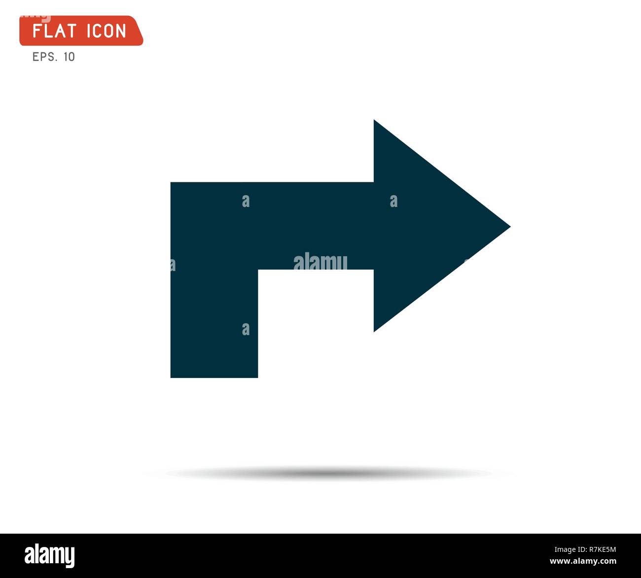 L'icône flèche graphique, le logo vector illustration Image Vectorielle ...