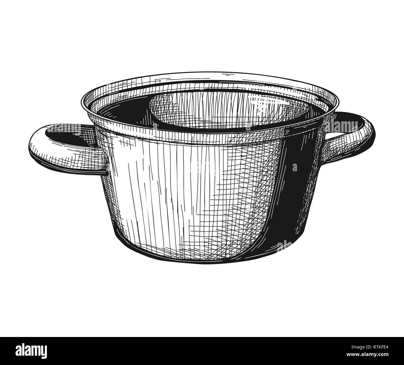 Pan isolé sur fond blanc. Vector illustration Image Vectorielle Stock ...