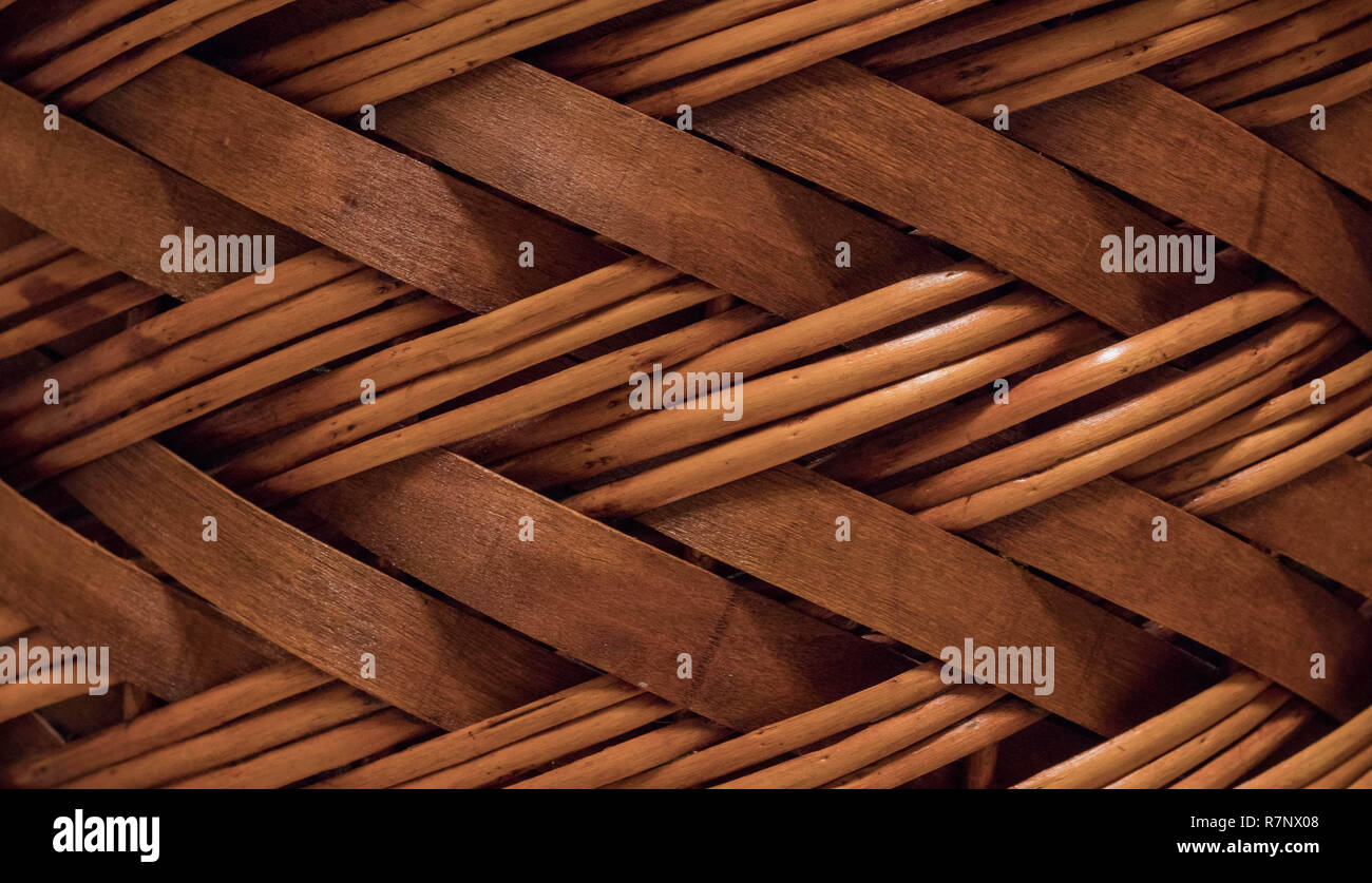 Panier en osier ou en rotin de texture. Seamless texture haute ...