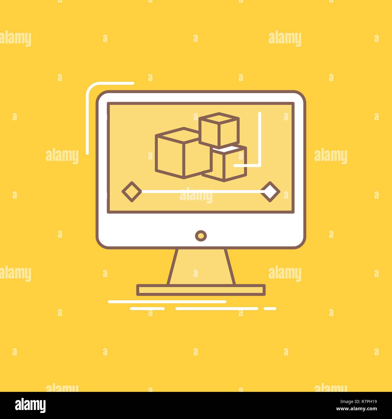 Animation par ordinateur Banque d'images vectorielles - Alamy