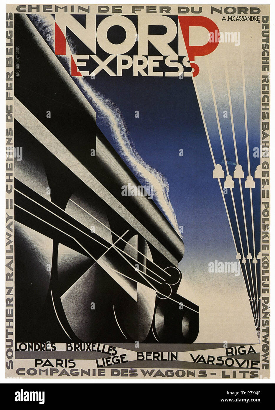 Nord express poster Banque de photographies et d’images à haute ...