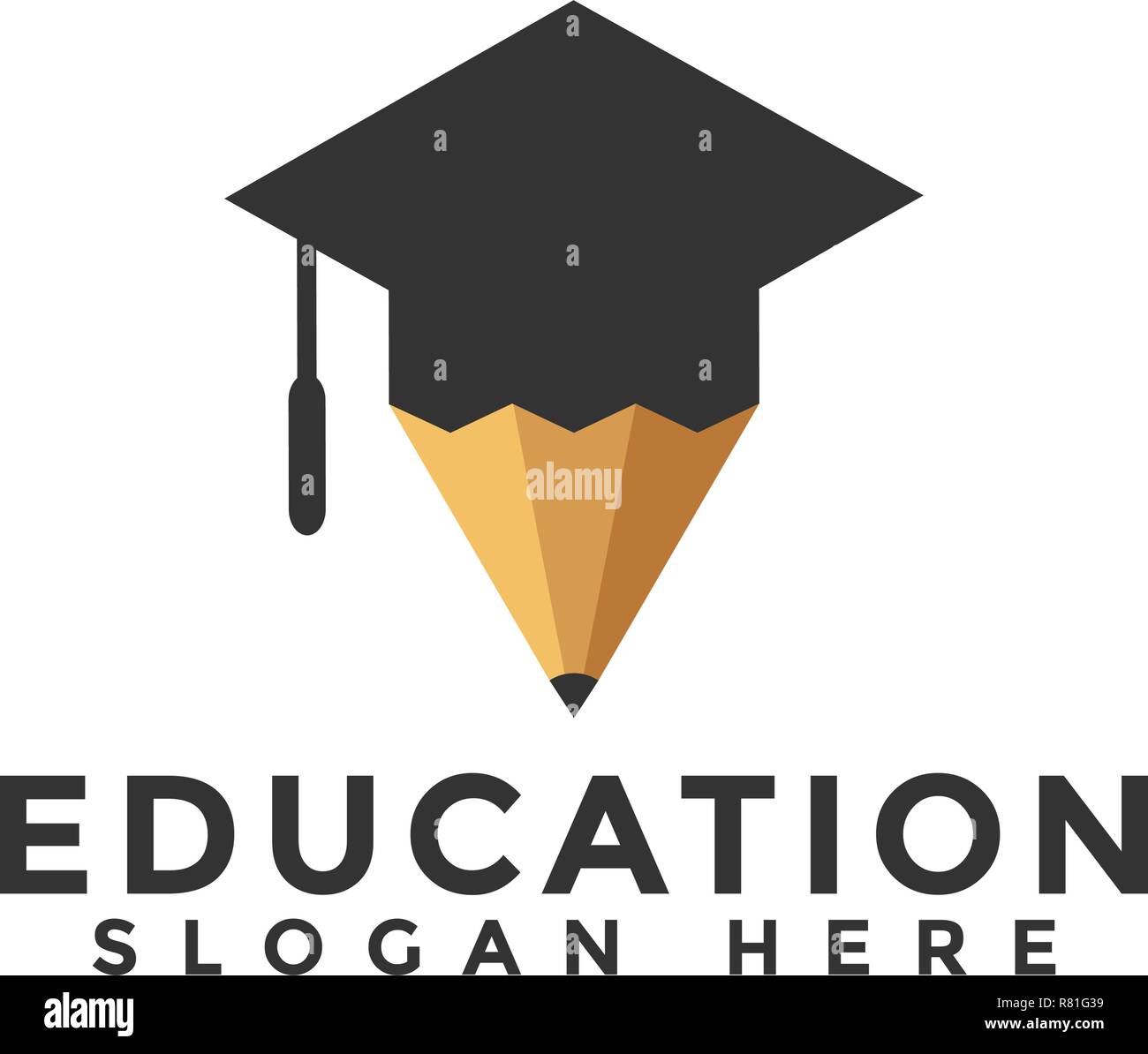 L'éducation simple logo design inspiration vector illustration Image ...