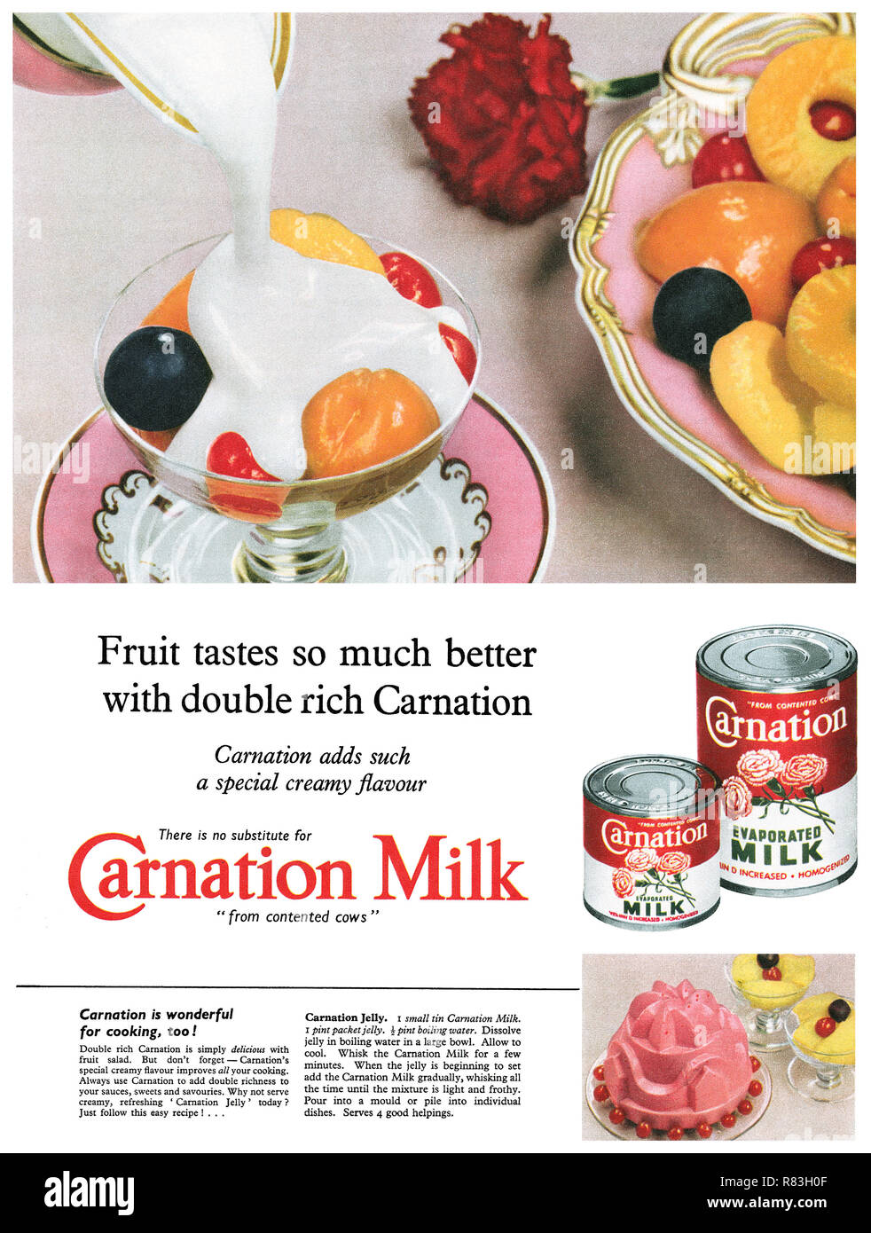 Carnation Evaporated Milk Banque d'image et photos - Alamy