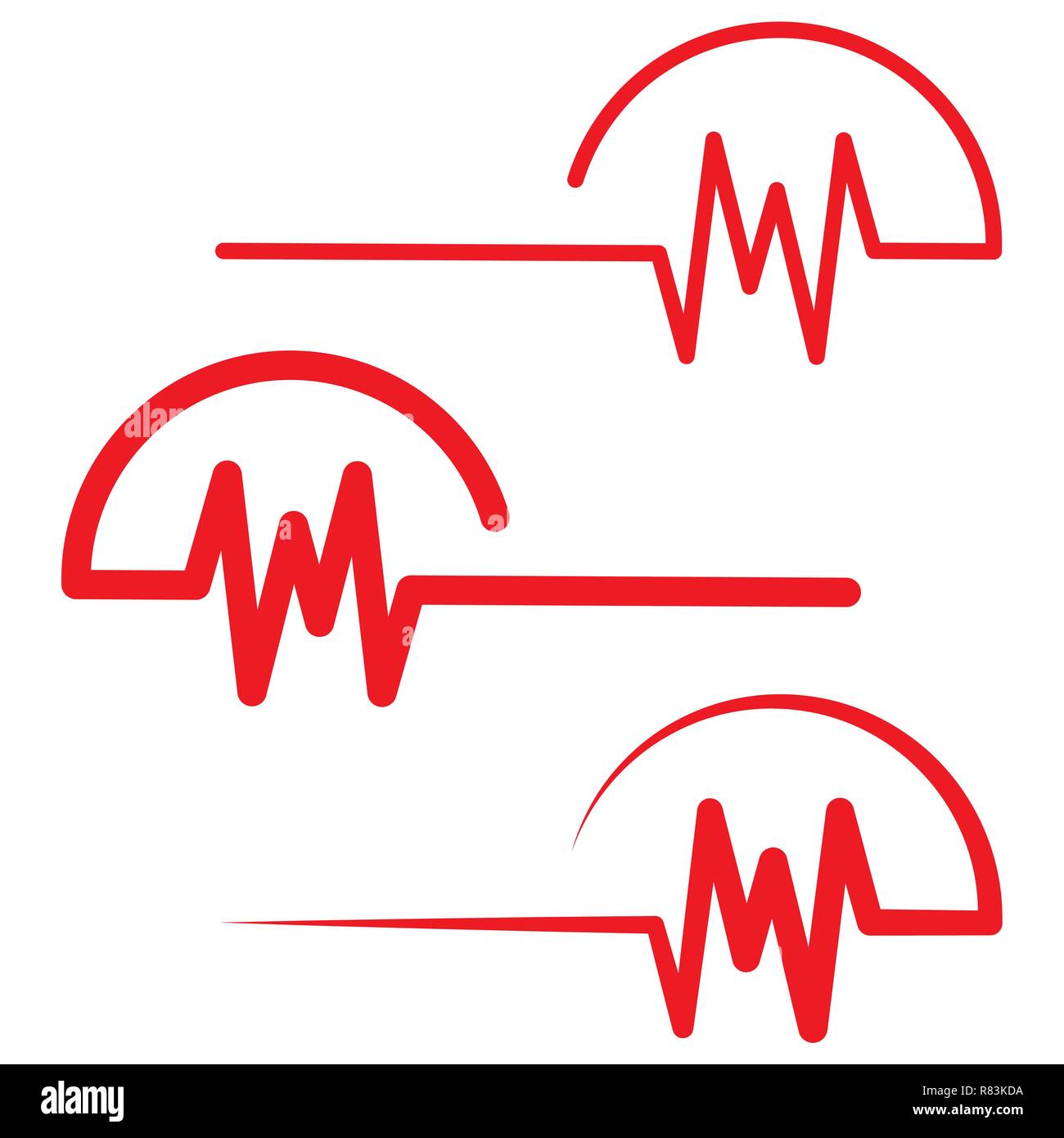 Carta de electrocardiograma Banque de photographies et d’images à haute ...