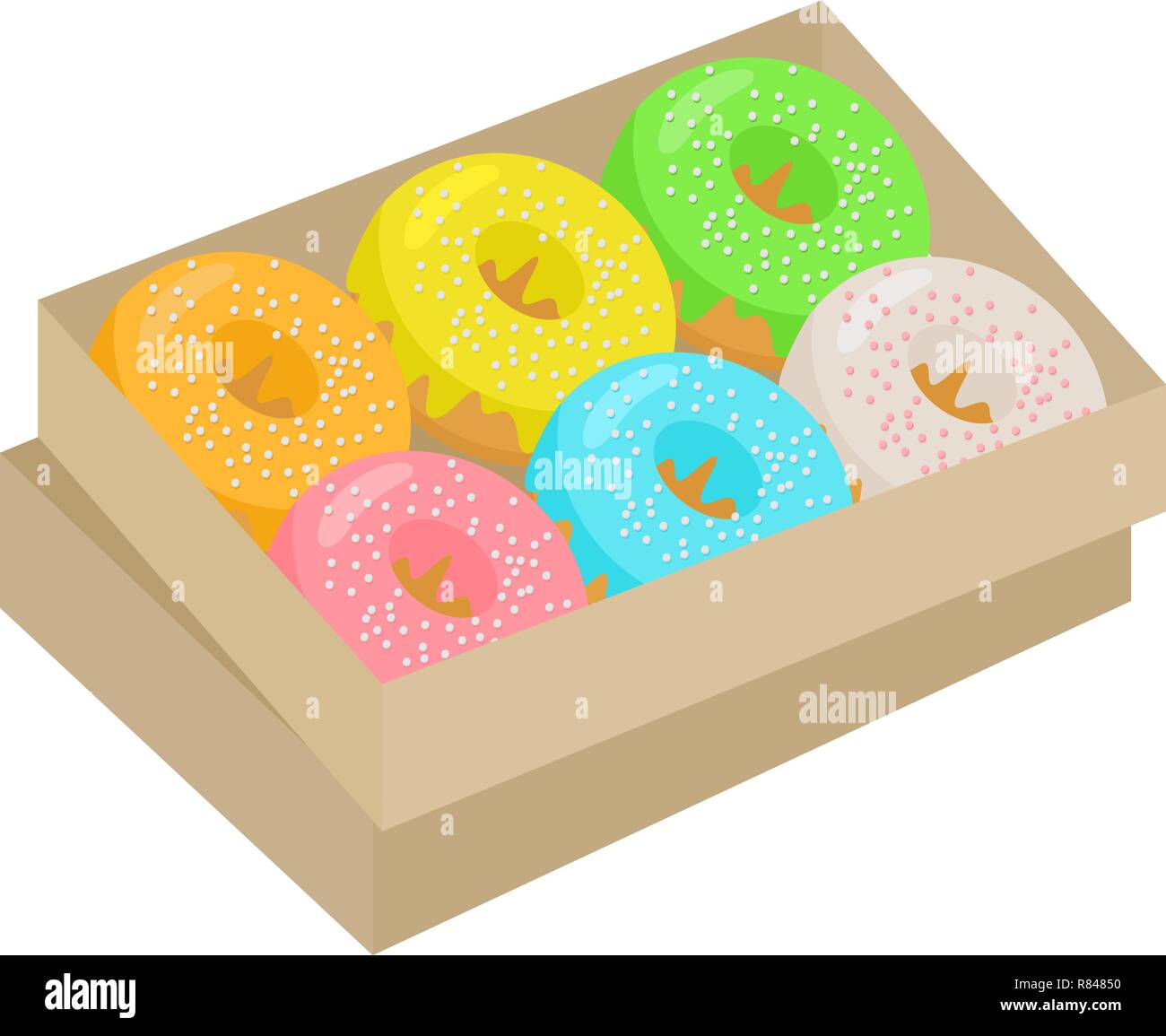 Beignets au chocolat Banque d'images vectorielles - Alamy