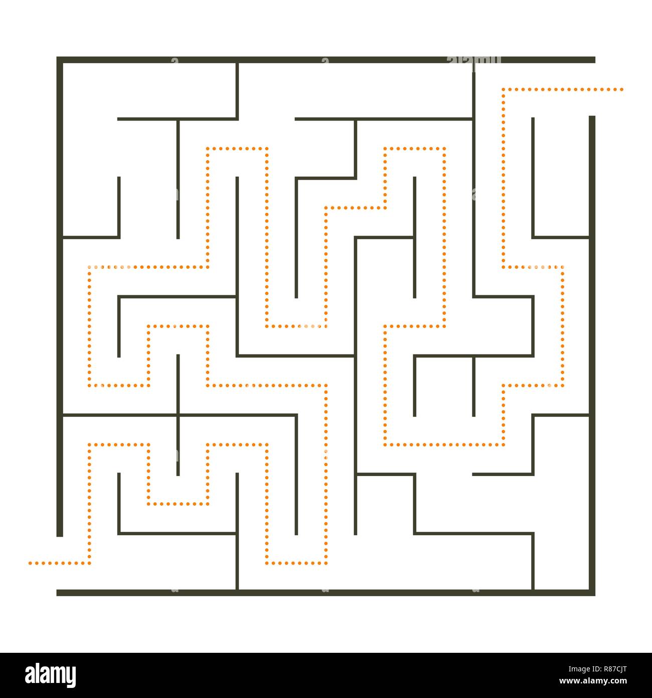Labyrinthe simple Banque d'images vectorielles - Page 2 - Alamy