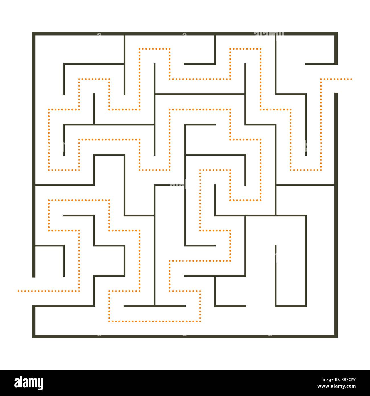 Labyrinthe simple Banque de photographies et d’images à haute ...