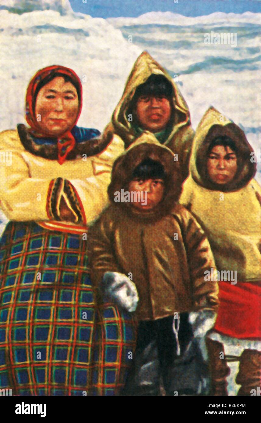 Enfants inuits canada Banque de photographies et d’images à haute ...